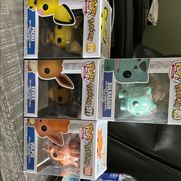 Funko | Toys | Funko Pokmon Vinyl Figures Set Pichu Eevee Vulpix ...